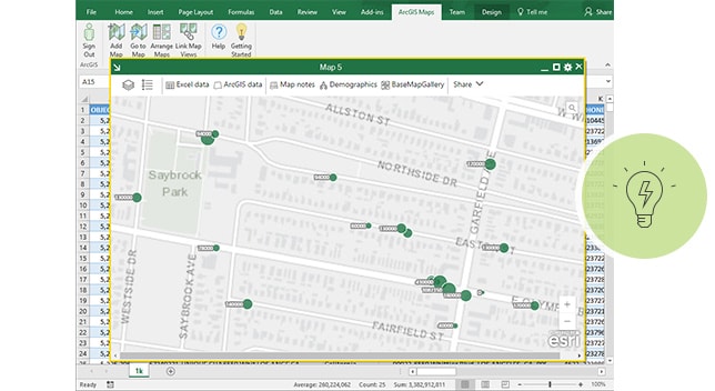 ArcGIS Maps for Office | Interactive Maps in Your Spreadsheets and ... ArcGIS Maps for Office | Interactive Maps in Your Spreadsheets and ...